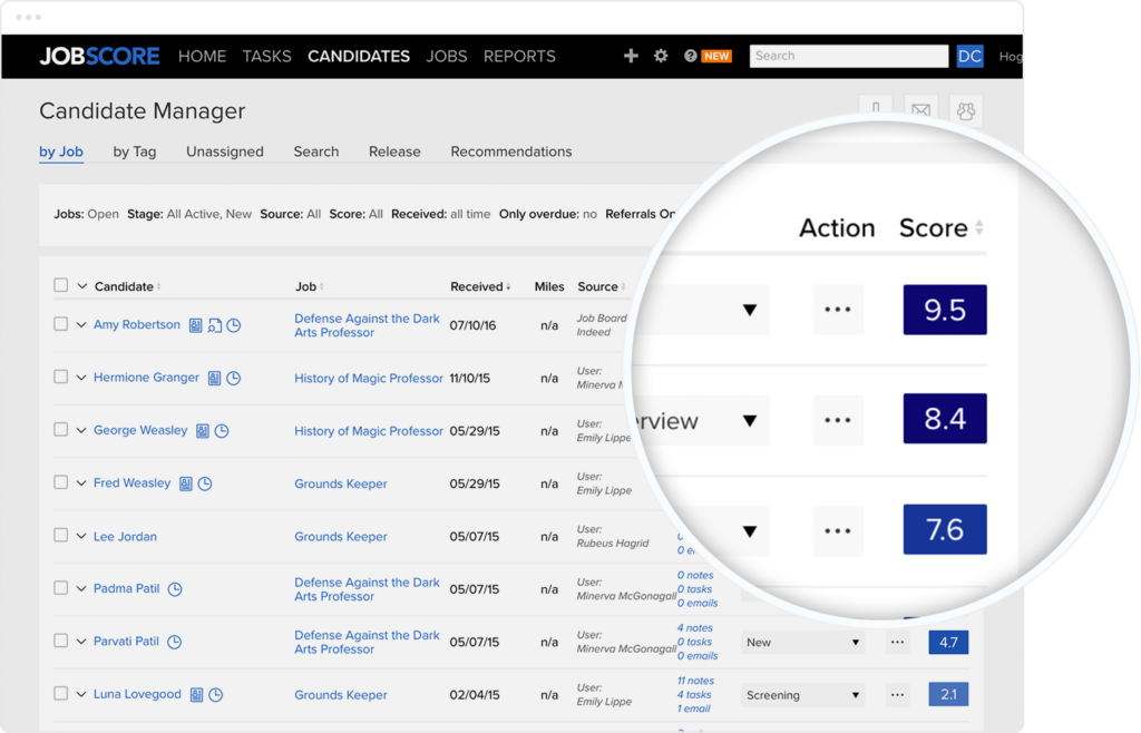 Submit resumes to hiring managers for easy review | JobScore