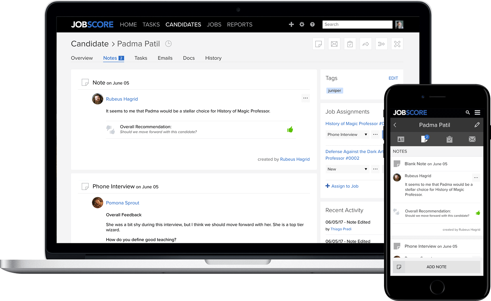 Collaborative hiring tools for easy communication | JobScore
