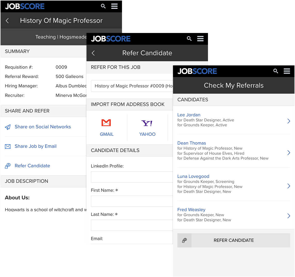 Effective employee referral program software | JobScore